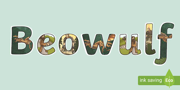 Beowulf Display Lettering (teacher made)