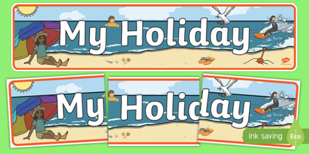 FREE! - My Holiday Display Banner (teacher made)