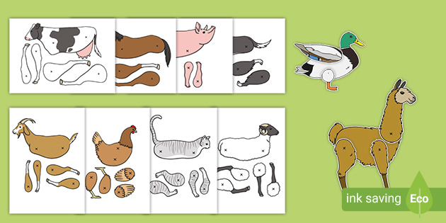 On the Farm Split Pin Activity