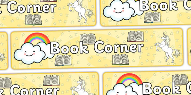 👉 Book Corner Display Banner (teacher made)