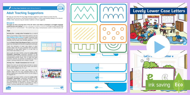 Pre-Key Stage Standards English Writing Standard 3 Strand C Resource Pack
