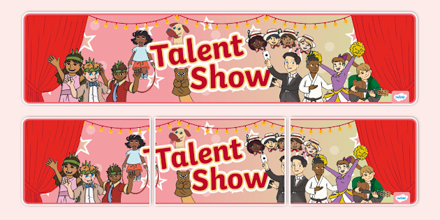 Talen Show Sign
