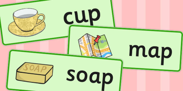 Final 'P' Sound Word Cards