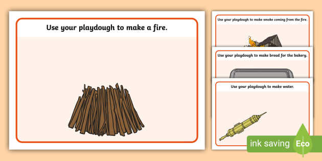 The Great Fire of London Playdough Mats (teacher made)