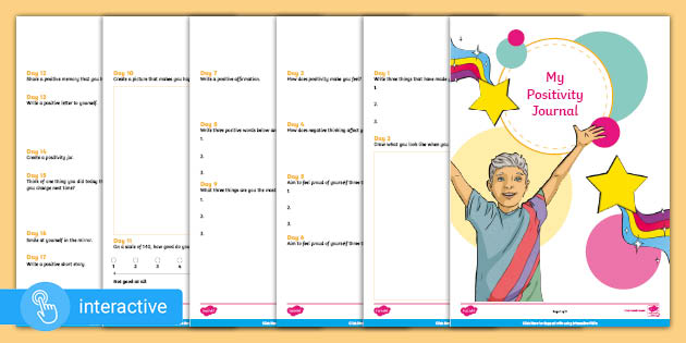 Interactive PDF: My Positivity Journal (teacher made)