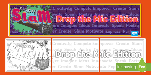 Printable Poetry Slam Banner Display | Twinkl USA