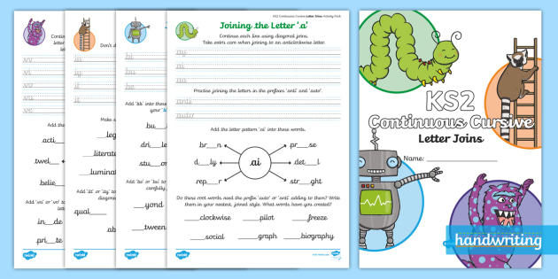 Ks2 Continuous Cursive Letter Formation Extra Practice