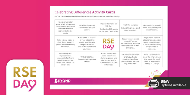 FREE! - Celebrating Differences Activity Cards