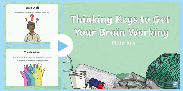 Materials Thinking Keys PowerPoint