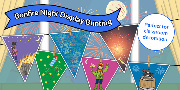 Bonfire Night Buntings | twinkl.com.au