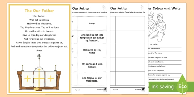 The Our Father Activity Pack