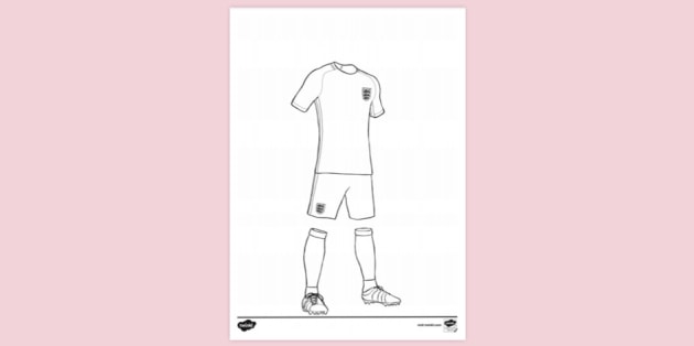 FREE! - England Home Kit Colouring | Colouring Sheet