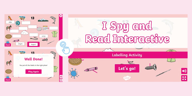 Phase 5 I Spy and Read Interactive Labelling Activity