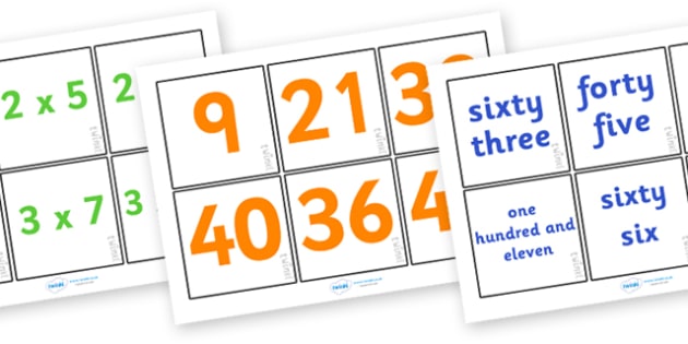 Times Table Snap Cards - times tables, times table snap cards, number ...
