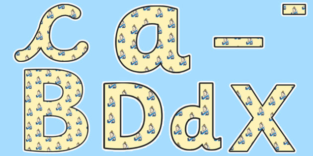 FREE! - Queen Victoria Themed Display Lettering