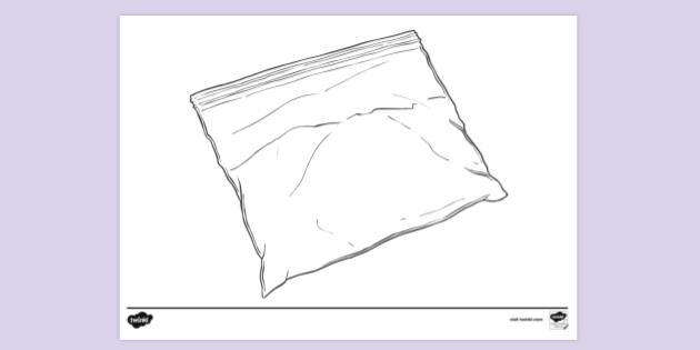 FREE! - Vanilla Pudding in a Bag Colouring Sheet | Colouring Sheets