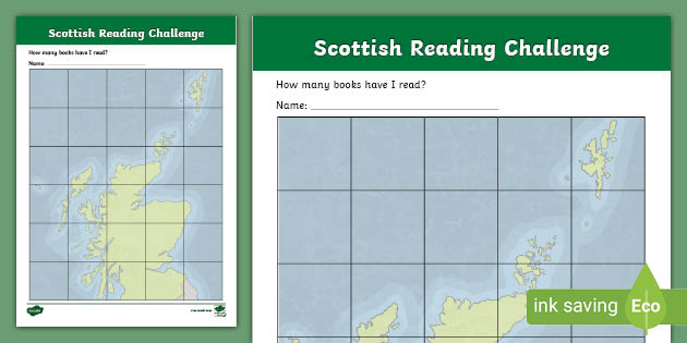 Scottish Reading Challenge Record Chart-Scottish