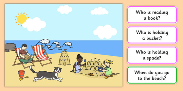 Seaside Picture and Questions