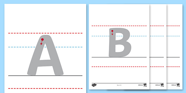Upper-Case Alphabet Posters (teacher made)