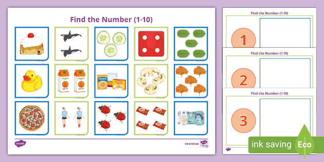 SEND Older Learners - Find the Number (1 - 10) Workstation Pack