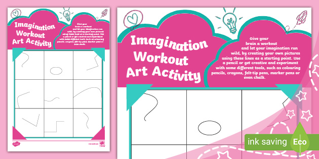 Imagination Workout Art Activity (teacher made)