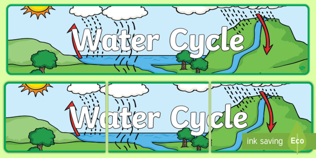 Water Cycle Banner (teacher made)