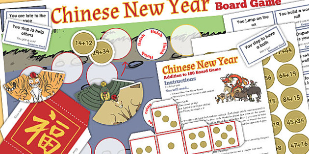 Addition to 100 Chinese New Year Board Game - chinese new year