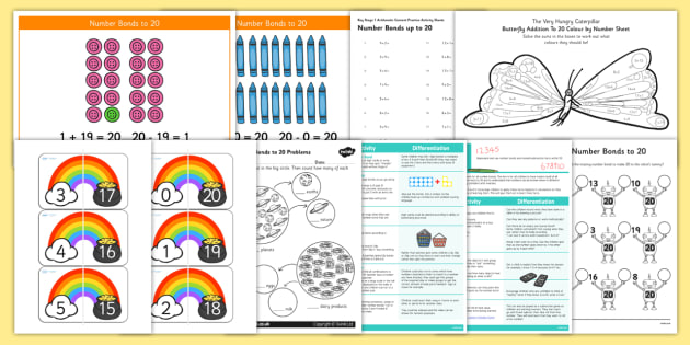 Number Bonds to 20 - Number Bonds to 20 Resource Pack