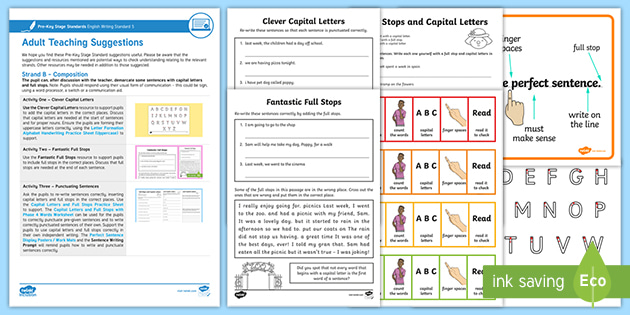 Pre-Key Stage Standards English Writing Standard 5 Strand B Resource Pack
