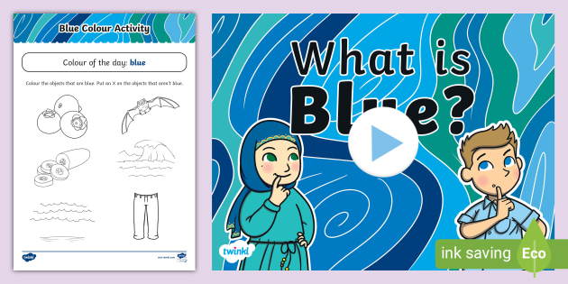 What is Blue Colour Activity Sheet (teacher made)