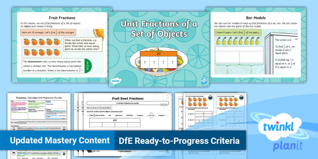 Y3 Recognise and Find Fractions of a Set 1 (teacher made)
