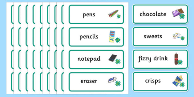 Pound Shop One Pound Price Labels