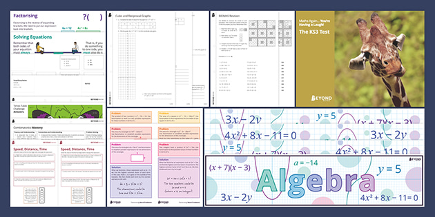 👉 Free Beyond KS3 & GCSE Maths Taster Pack (teacher made)