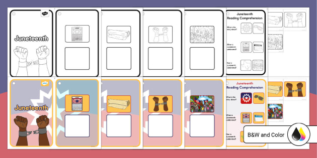 Juneteenth Early Adapted Reader (teacher made)