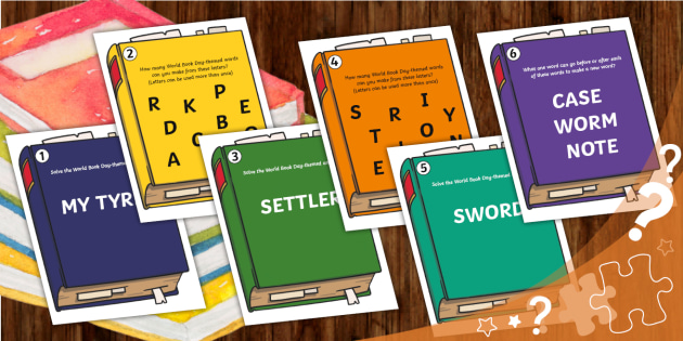 World Book Day Book Hunt Puzzles - Twinkl - Kids Puzzles