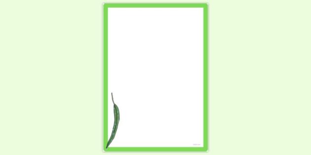 FREE! - Gum Leaf with Dew Page Border | Page Borders | Twinkl