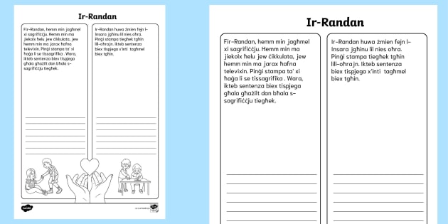 Karta tal-attività: Ir-Randan (teacher made)