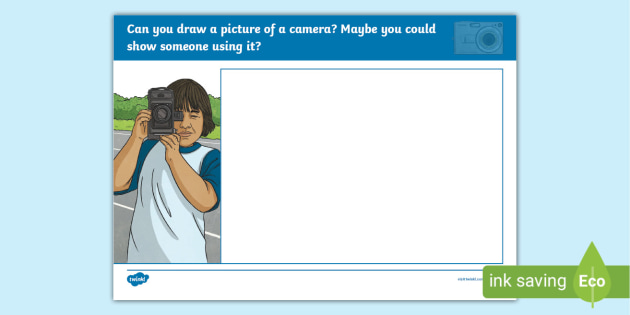 FREE! - Camera Drawing Prompt (Teacher-Made)