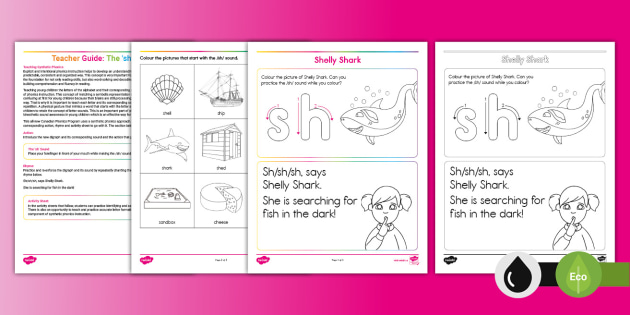 Phonics Canada: The 'sh' Sound (teacher made)