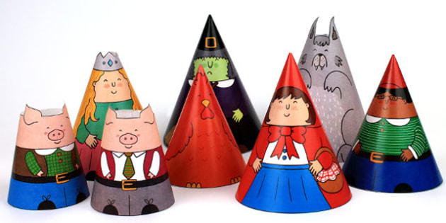 Traditional Tales Cone Characters (teacher made)