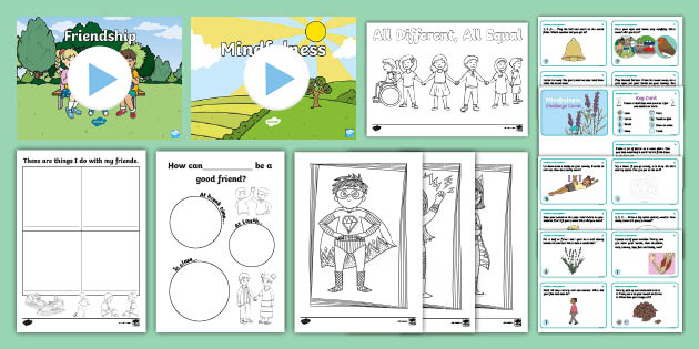Junior/Senior Infants Mindfulness and Friendship Trainee Teacher Pack