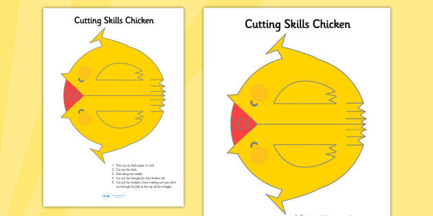 Cutting Skills Chicken - chicken, cutting, cut, cutting skills