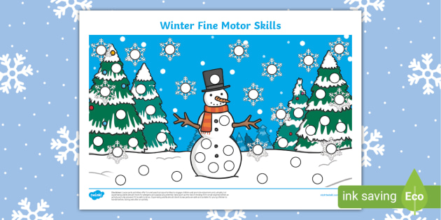 Winter Fine Motor Activities | twinkl.com.au