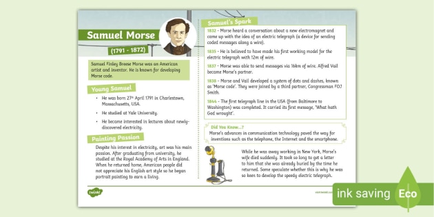 Samuel Morse Education