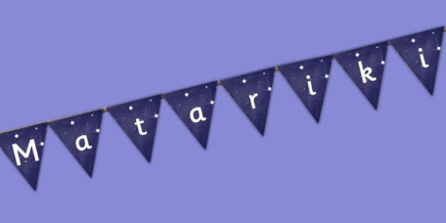 Matariki Bunting (teacher made)