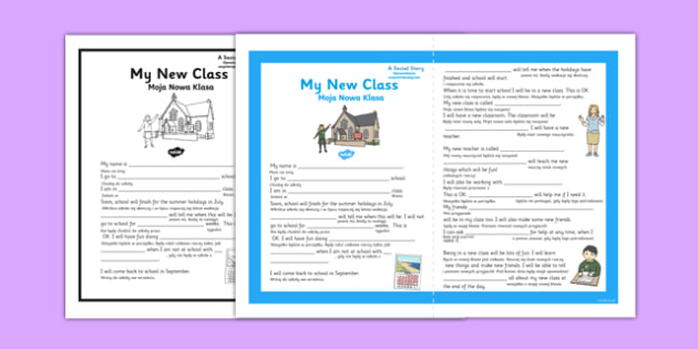 My New Class Social Situation Primary Polish Translation