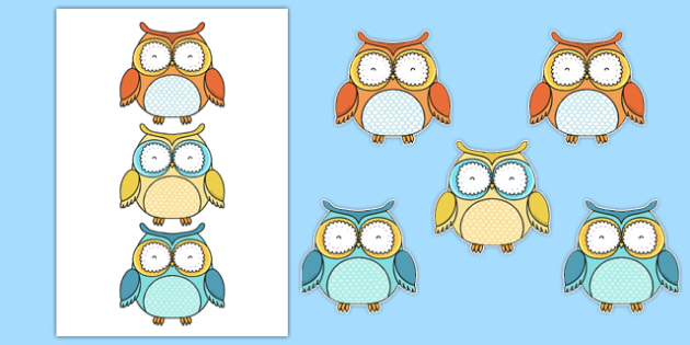 Owls Cut-Outs (teacher made)