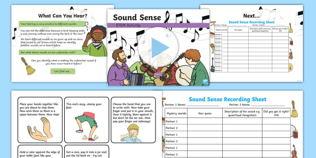 Sound Sense STEM Activity PowerPoint Pack - English