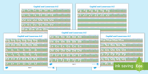 A to Z Handwriting Worksheets | EYLF & F-2 Literacy