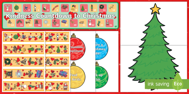 Whole School Advent Random Act of Kindness Display Pack